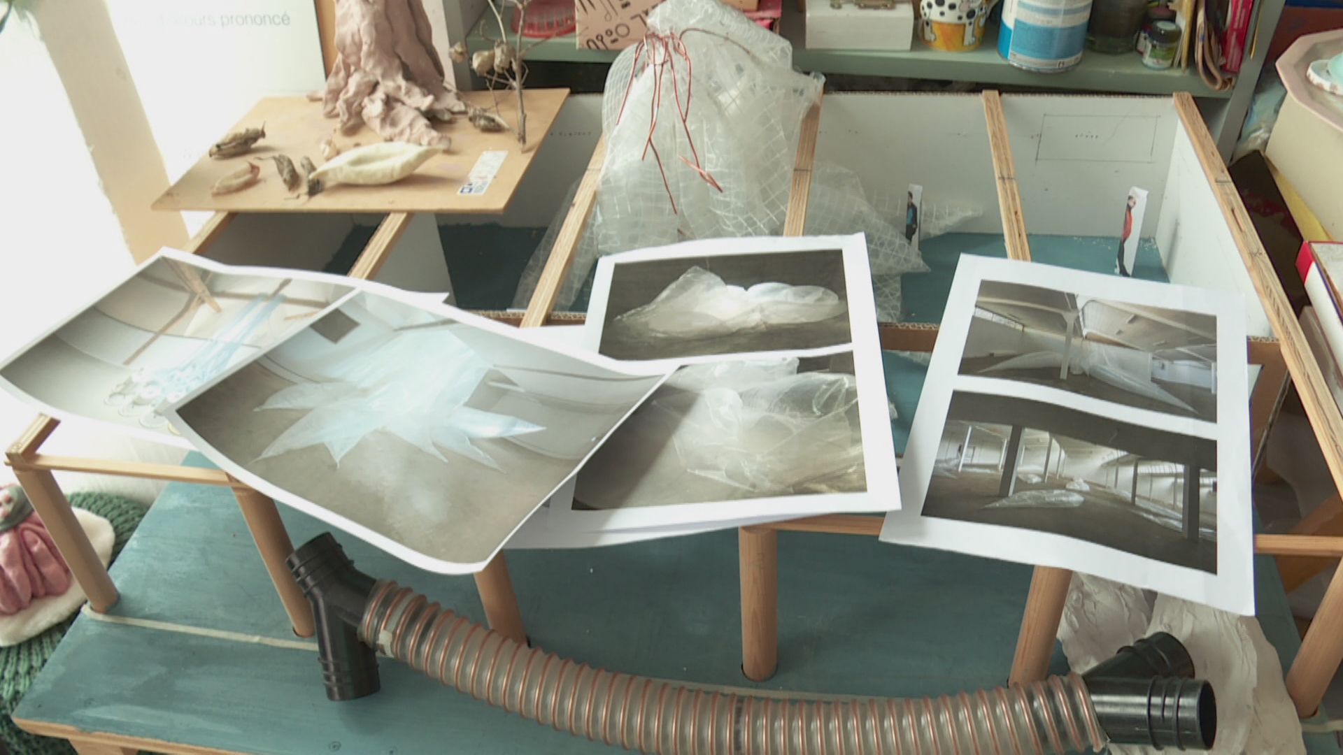 Maria Ceppi, artiste plasticienne lumineuse / Canal9