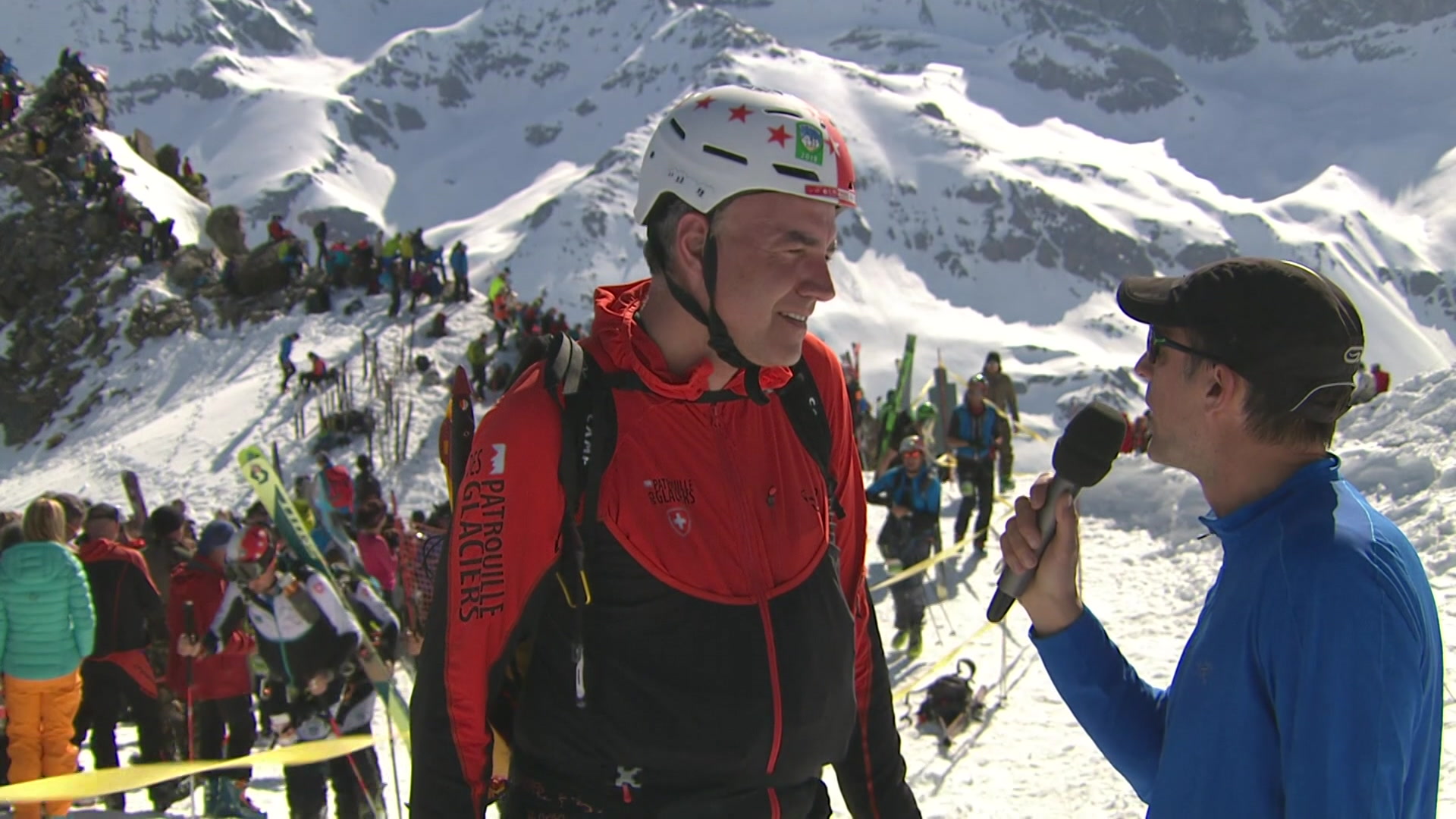 PDG 2018: Christophe Darbellay au sommet de la Rosablanche / Canal9