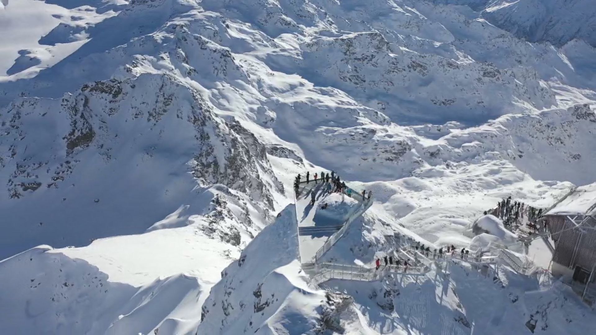 Du Mont-Fort, on y voit les Alpes / Canal9