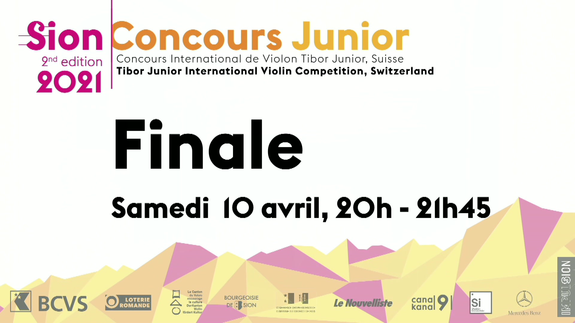 FINALE: CONCOURS INTERNATIONAL DE VIOLON TIBOR JUNIOR / Canal9