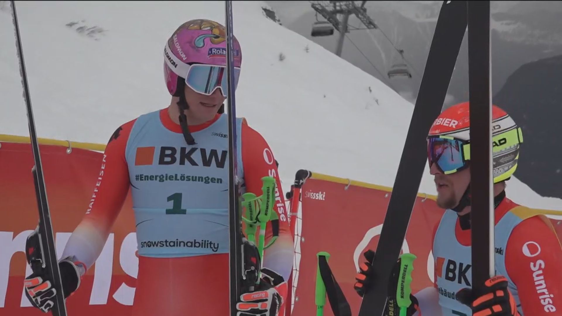 Justin Murisier champion suisse de descente / Canal9